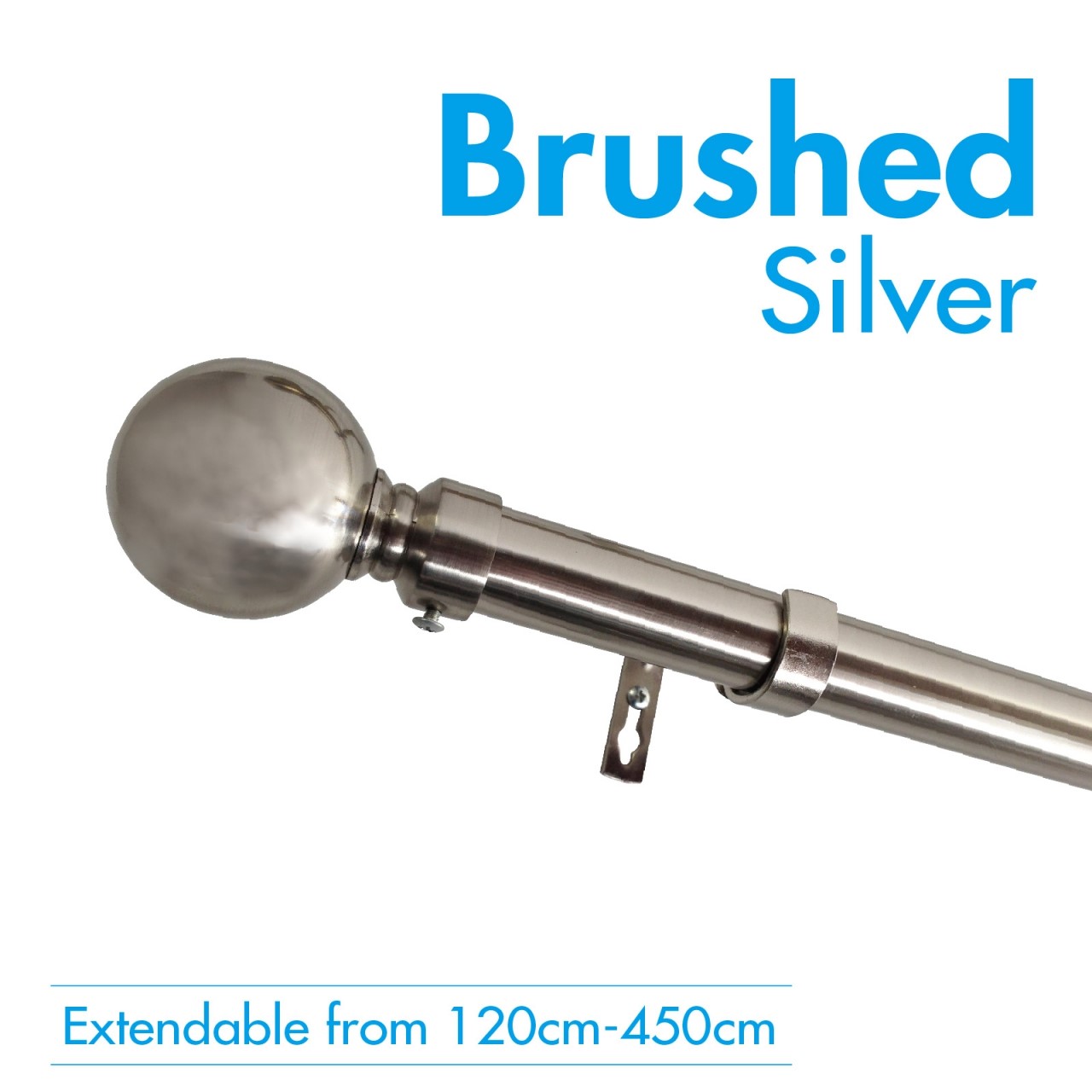 Large Extendable Curtain Rods 190-380 cm Large Extendable Curtain Rods ...