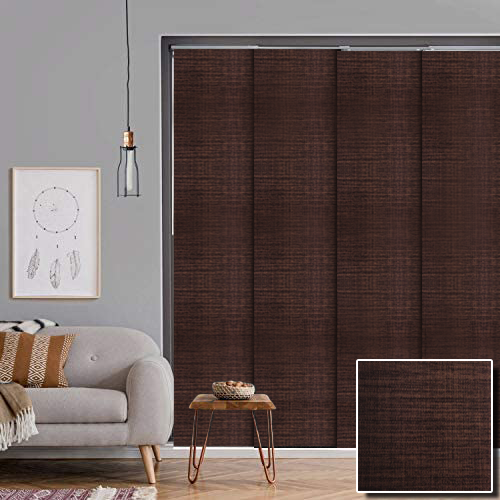 Luxury Linen Texture Adjustable Panel Glide Blinds | Luxury Linen ...